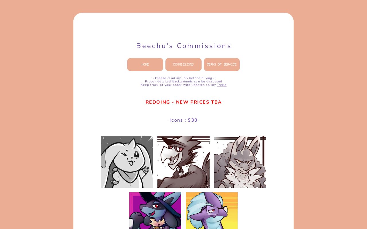 Beechu Commission Info